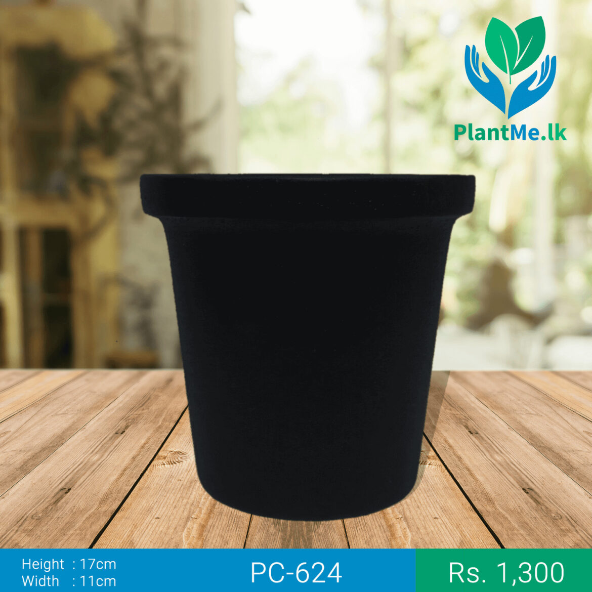 Buy Premium Ceramic Black Pot | PC-624 in Pannipitiya, Colombo, Sri ...
